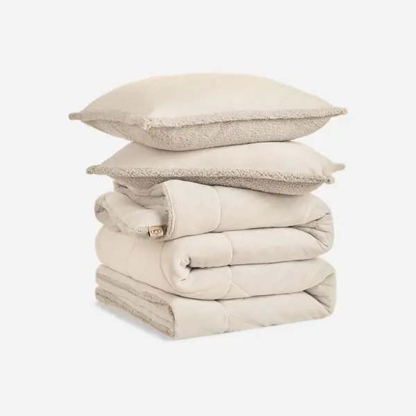UGG Avery Comforter Set Twin/txl Polyester Bedding - Birch