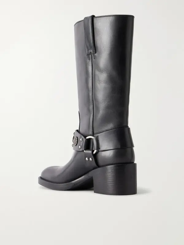 Chloé Dakota Stud-embellished Boots - Black