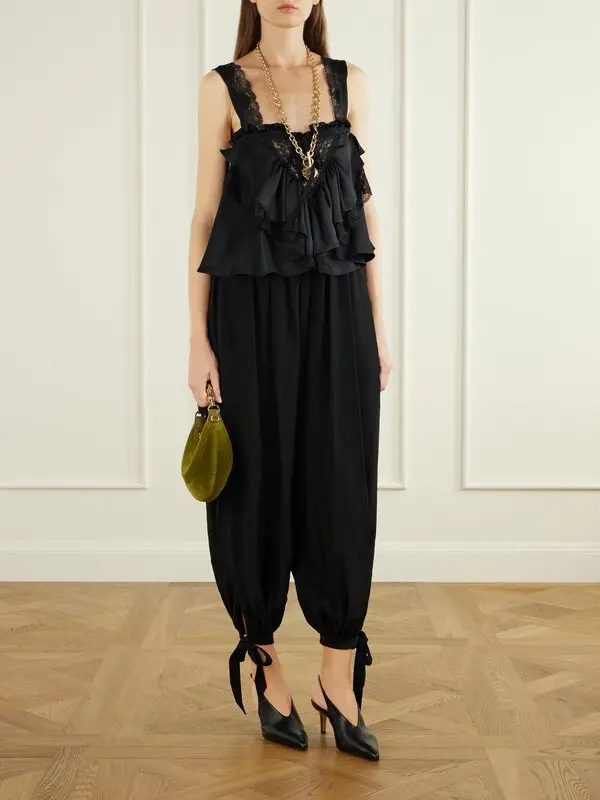 Chloé Chain Horse Velvet Shoulder Bag