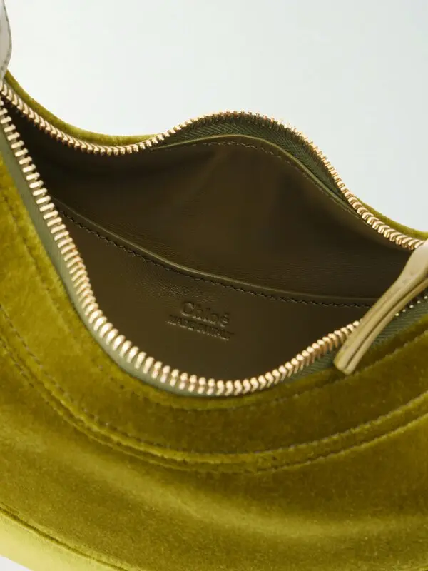 Chloé Chain Horse Velvet Shoulder Bag