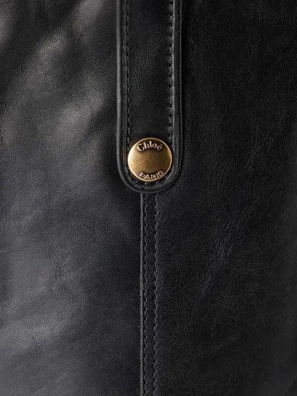 Chloé Anouk 85 Embellished Leather Knee High Boots