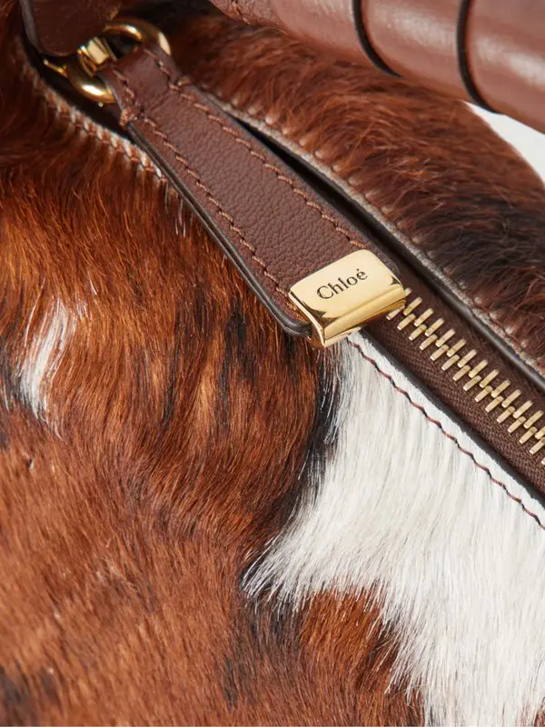 Chloé Marcie Calf Hair Shoulder Bag