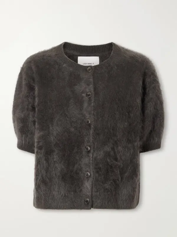 LISA YANG Brushed Cashmere Cardigan