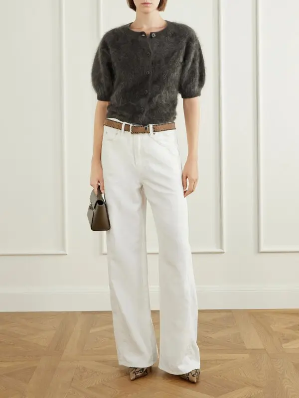 LISA YANG Brushed Cashmere Cardigan