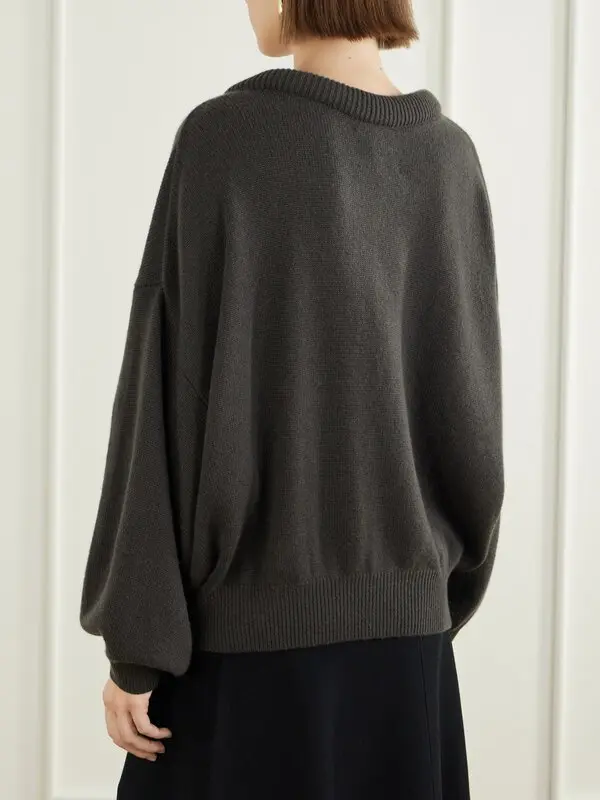LISA YANG Doria Cashmere Sweater - Green