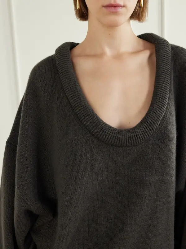 LISA YANG Doria Cashmere Sweater - Green