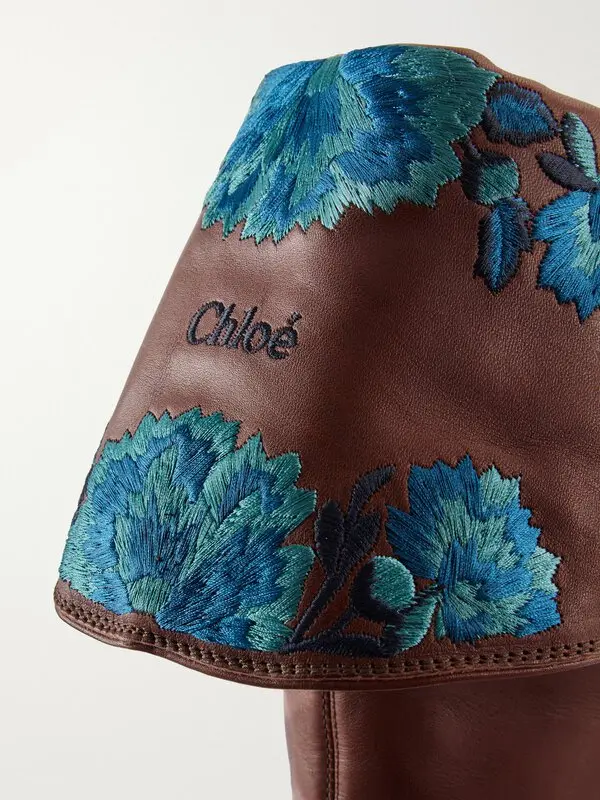 Chloé Leather Over-the-knee Boots - Brown