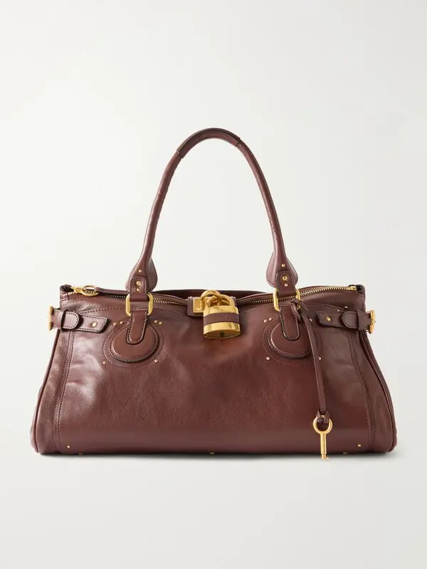Chloé Paddington Large Leather Bag - Brown