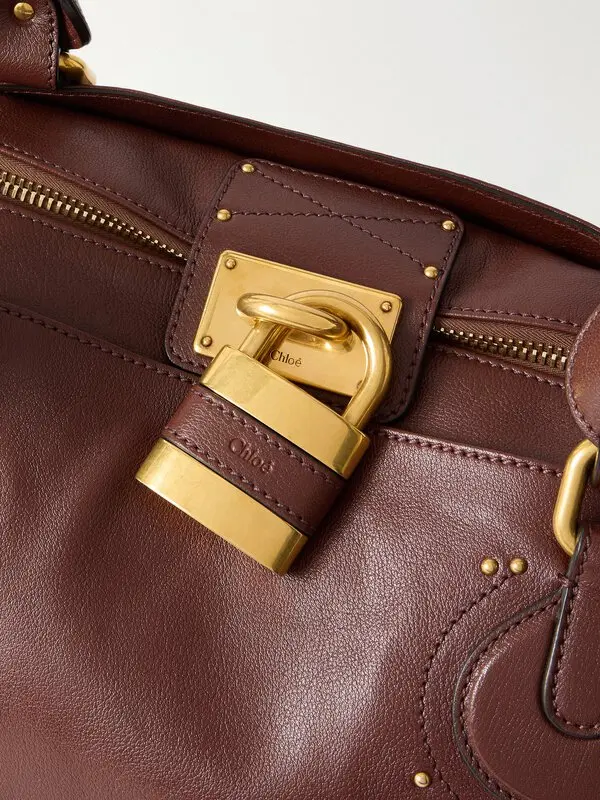 Chloé Paddington Large Leather Bag - Brown