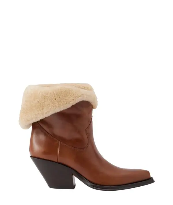 Chloé Azelan Ankle Boots - Brown