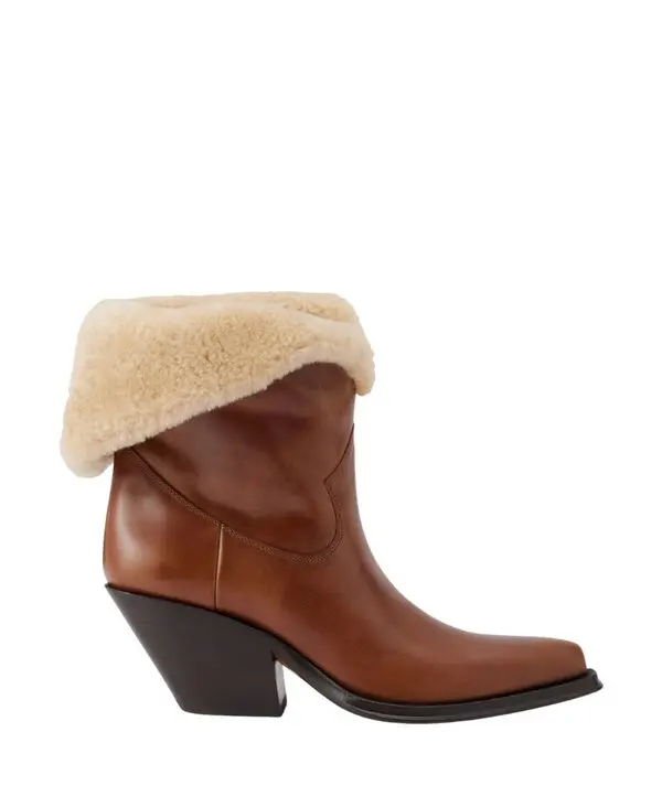 Chloé Azelan Ankle Boots - Brown