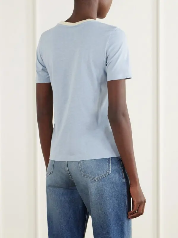 Chloé Printed Cotton-jersey T-shirt