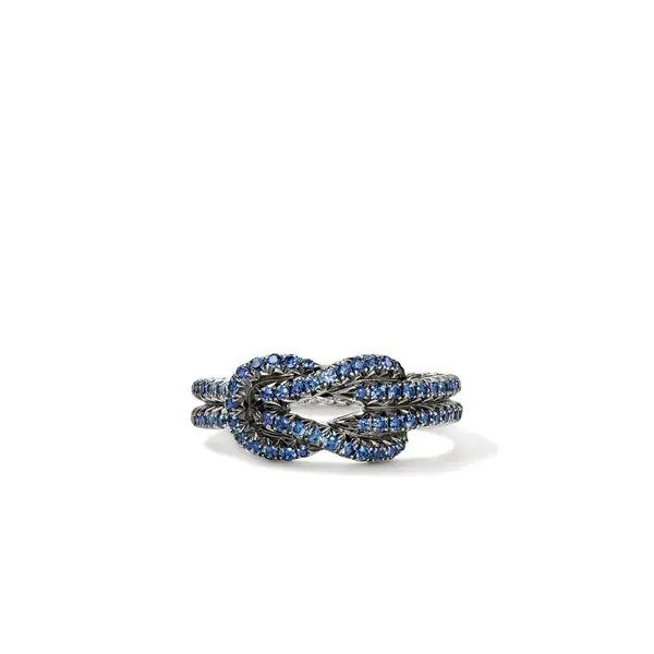 JOHNHARDY John Hardy Love Knot Ring Blue Sapphires