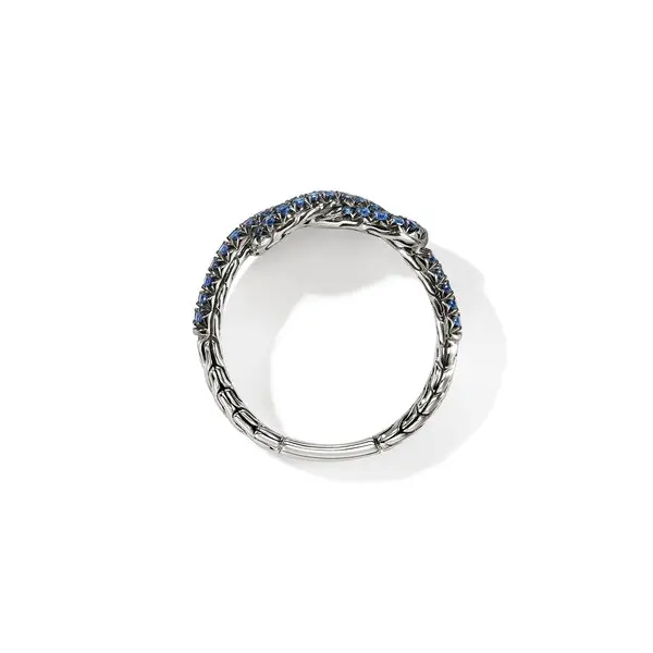 JOHNHARDY John Hardy Love Knot Ring Blue Sapphires
