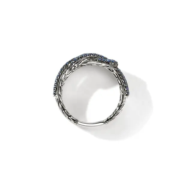 JOHNHARDY John Hardy Love Knot Ring Blue Sapphires