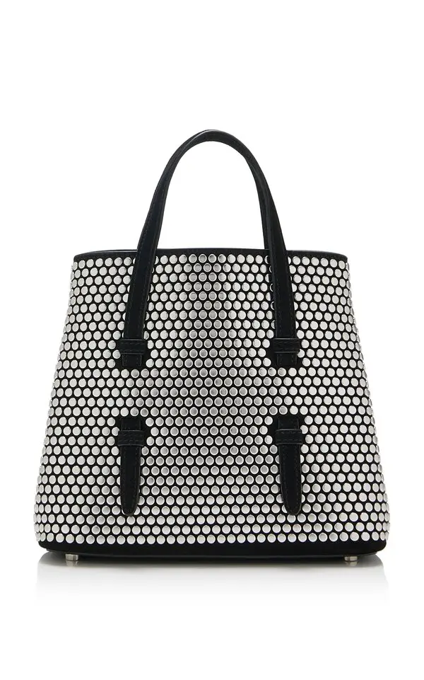 Alaïa Mina 20 Studded Suede Bag