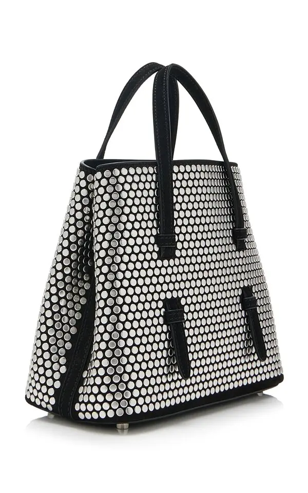 Alaïa Mina 20 Studded Suede Bag