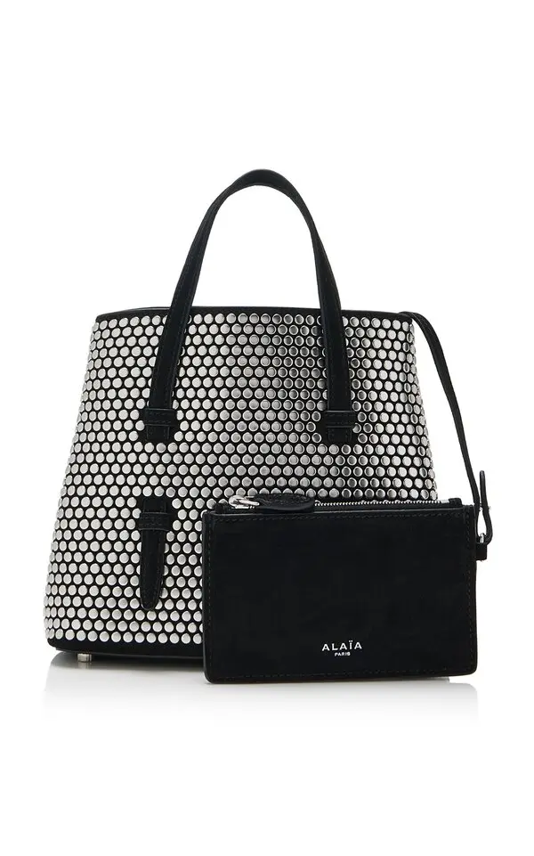 Alaïa Mina 20 Studded Suede Bag