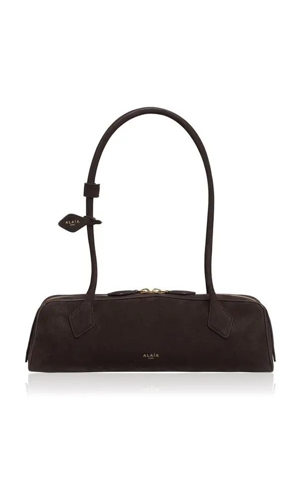 Alaïa Le Teckel Medium Nubuck Bag - Brown