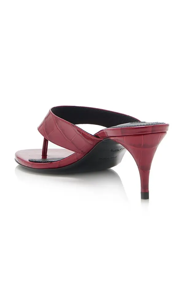 Alaïa Infra Croc-effect Stiletto Sandals