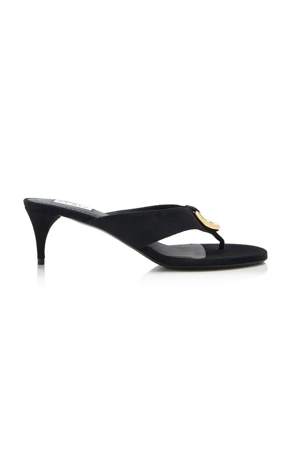 Alaïa Infra Suede Sandals