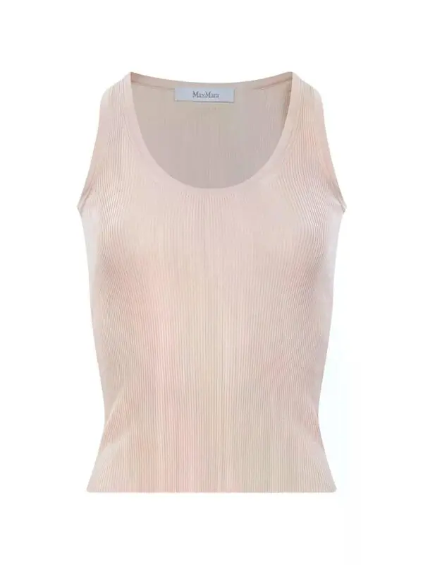 Max Mara Ribbed Knit Tank Top