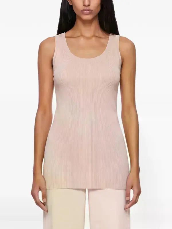 Max Mara Ribbed Knit Tank Top