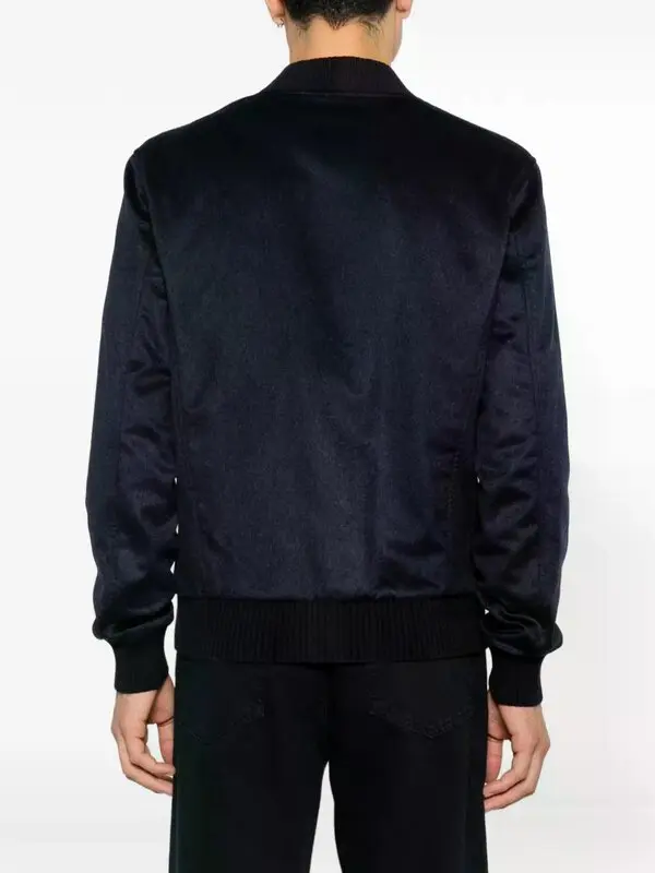 BARBA NAPOLI Zip-up Bomber Jacket