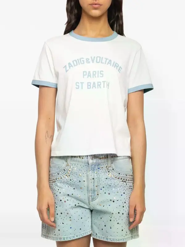 Zadig&Voltaire St. Barth" Cotton T-shirt
