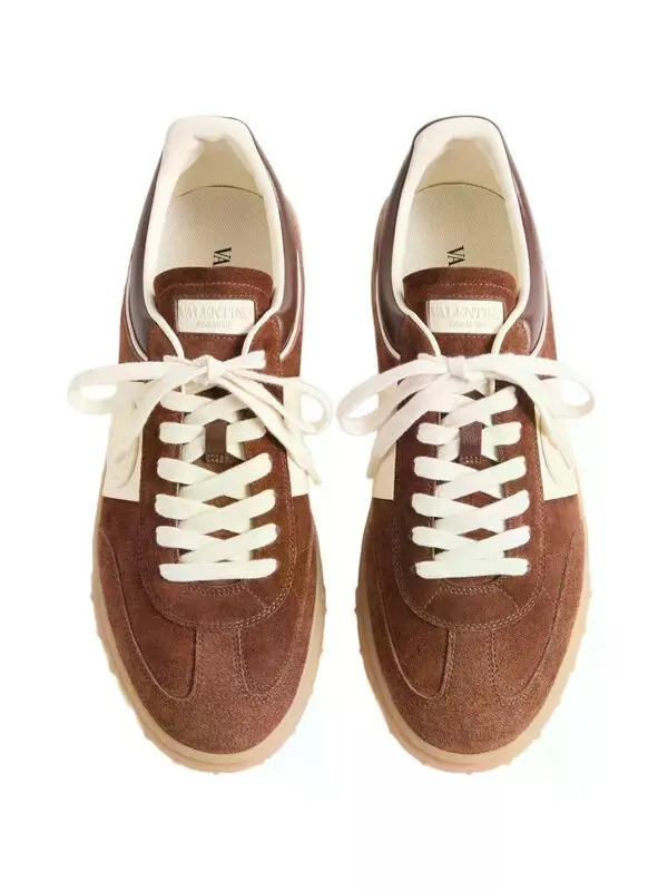 Valentino Garavani Upvillage Leather Sneakers - Brown