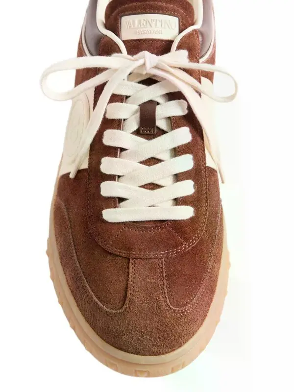 Valentino Garavani Upvillage Leather Sneakers - Brown