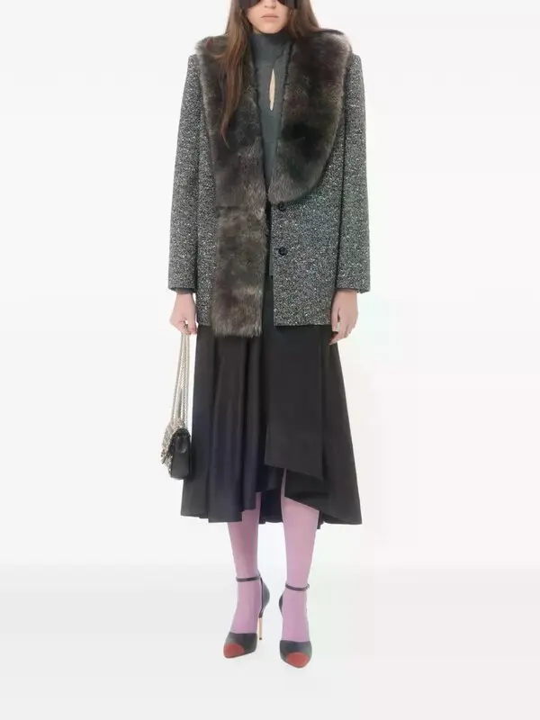 Valentino Garavani Vlogo Detail High Neck Sweater