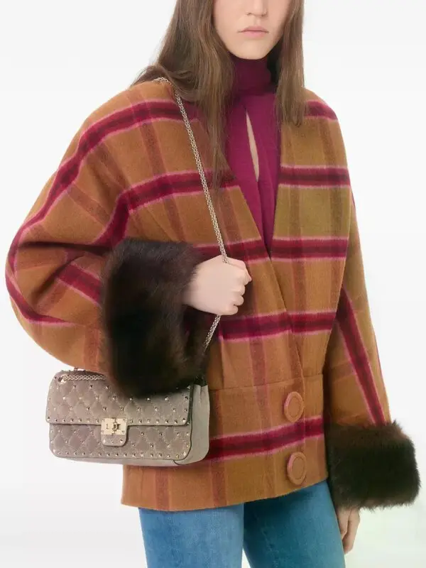 Valentino Garavani Wool Sweater With Scarf Detail - Pink
