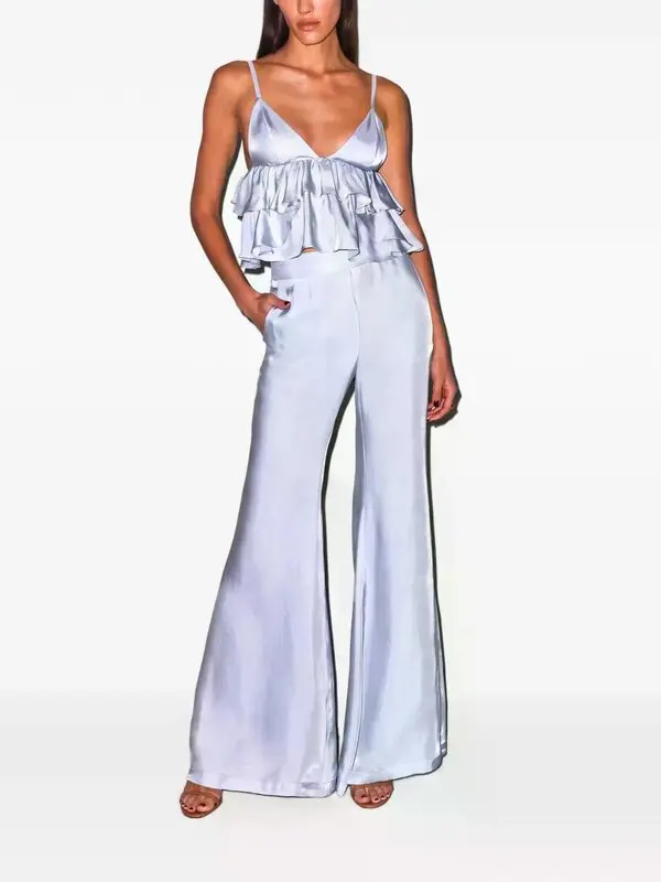 FLEUR DU MAL Pa0217 Ice Queen Wide-leg Trousers