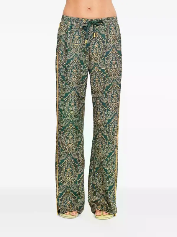The Upside Bamba Roma Paisley Print Trousers