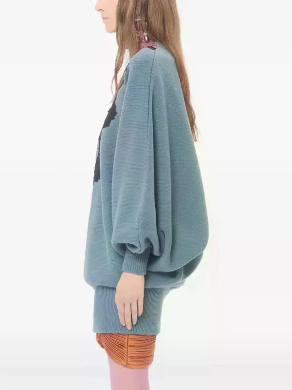 Valentino Garavani Wool Jumper With Lace