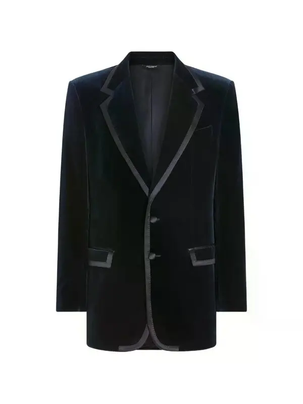 Dolce & Gabbana Sicilia Single-breasted Tuxedo Jacket In Velvet