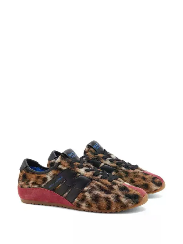 Marc Jacobs 400 Bleecker Leopard Print Sneakers - Brown