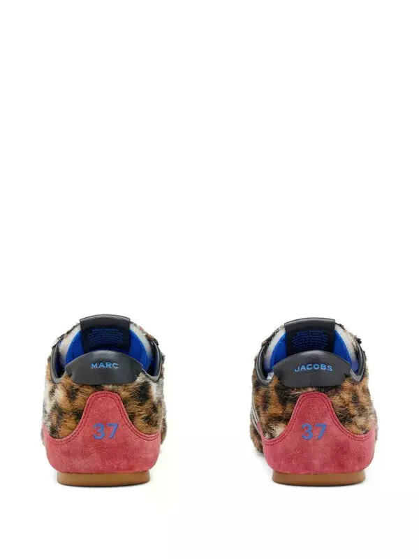 Marc Jacobs 400 Bleecker Leopard Print Sneakers - Brown