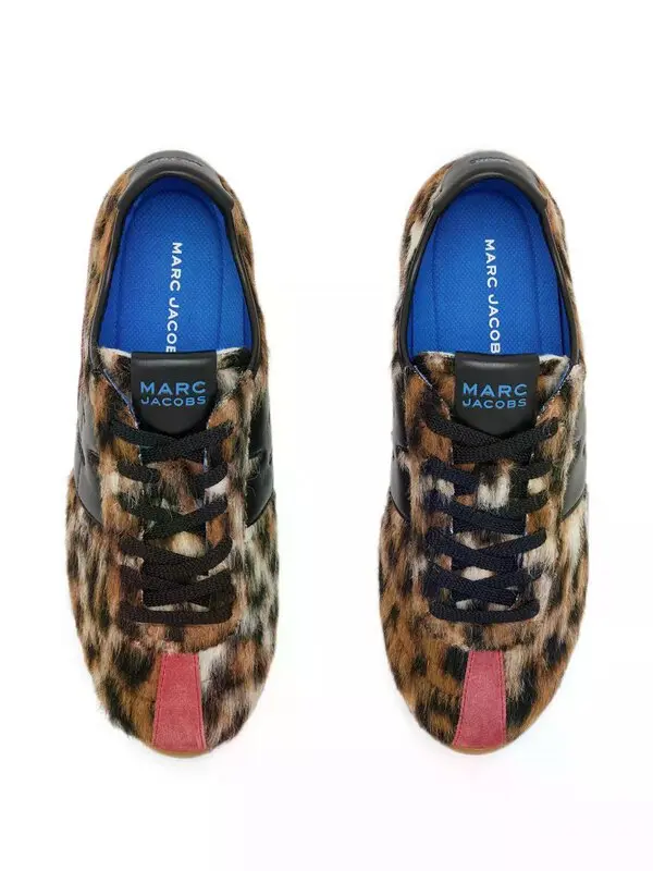 Marc Jacobs 400 Bleecker Leopard Print Sneakers - Brown
