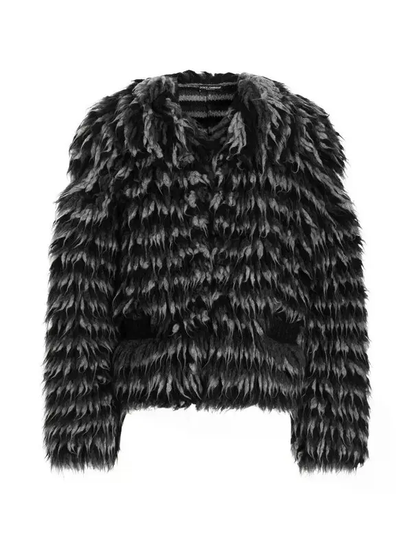 Dolce & Gabbana And Black Hook Fastening Jacket