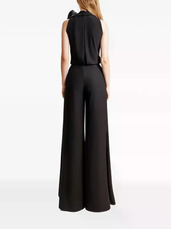 GEMY MAALOUF Floral-appliqué Draped Top