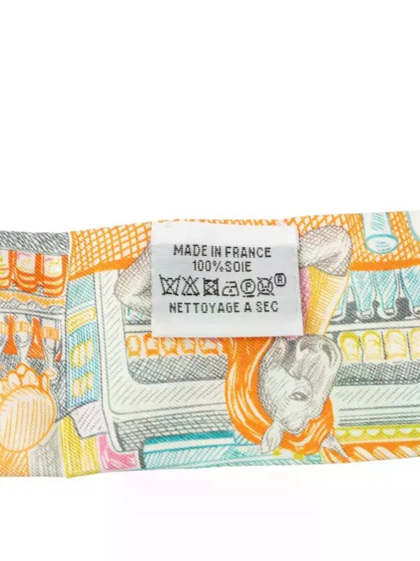 Hermès 2019-2026 City Of Light Silk Twilly Scarf Scarves