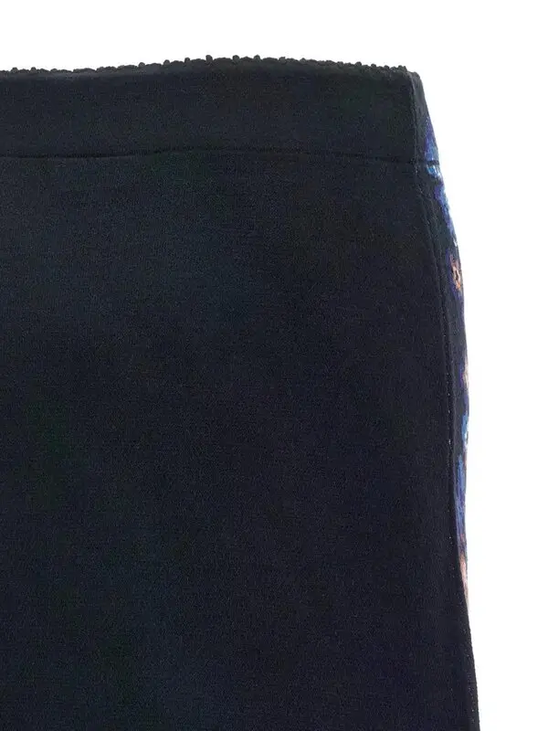 Farm Rio Bow Garden Knit Midi Skirt - Black