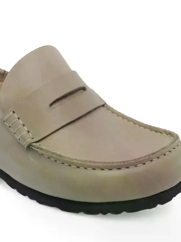 BIRKENSTOCK Naples Leather Mules