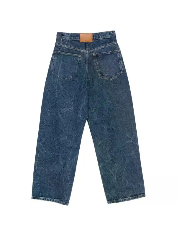 Alexander Wang Crystal-embellished Wide-leg Jeans