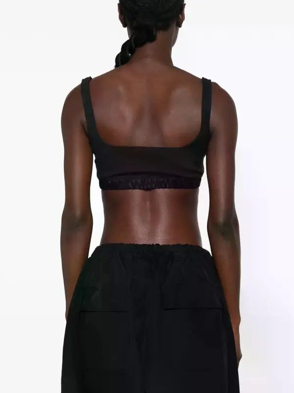 ENTIRE STUDIOS Cropped Ribbed Knit Top