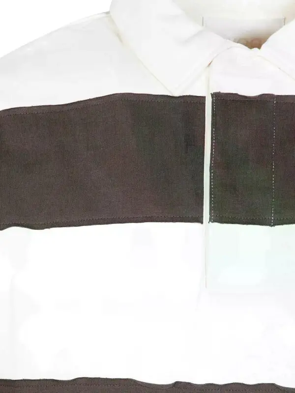 WOC Striped Long-sleeve Polo Shirt