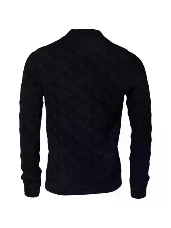 Dolce & Gabbana Geometric-patterned Dg Logo Polo Shirt