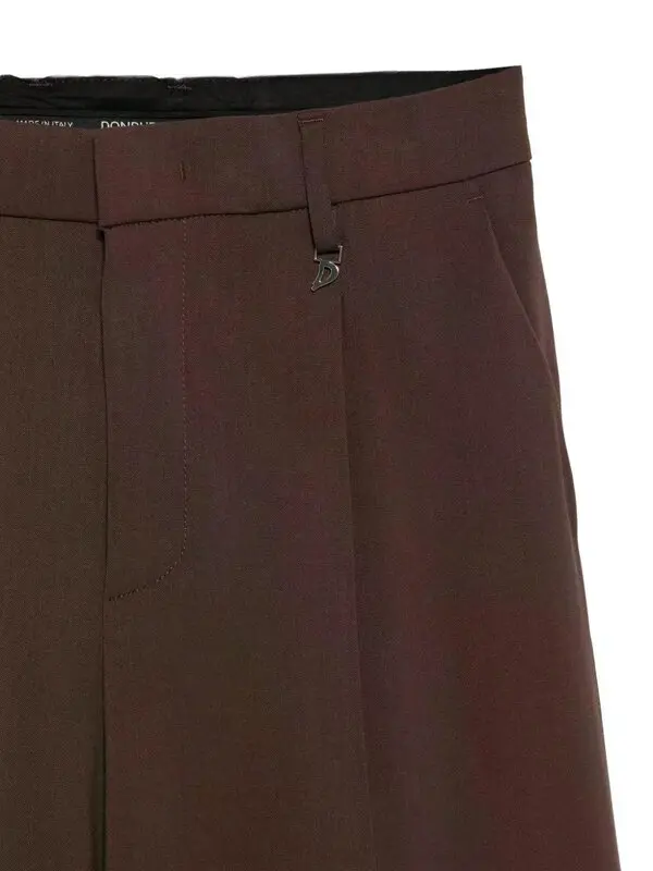 DONDUP Pleated Straight-leg Trousers